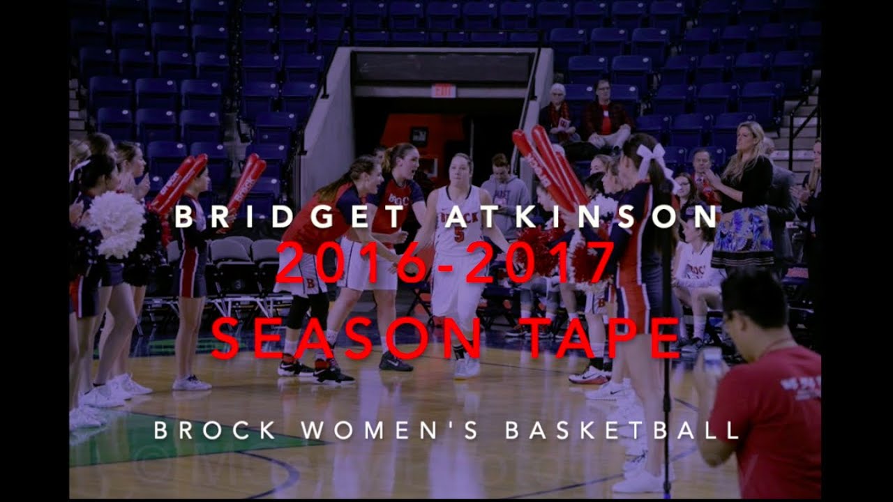 Bridget Atkinson 2016-2017 Season Tape - Brock Badgers Women's ...