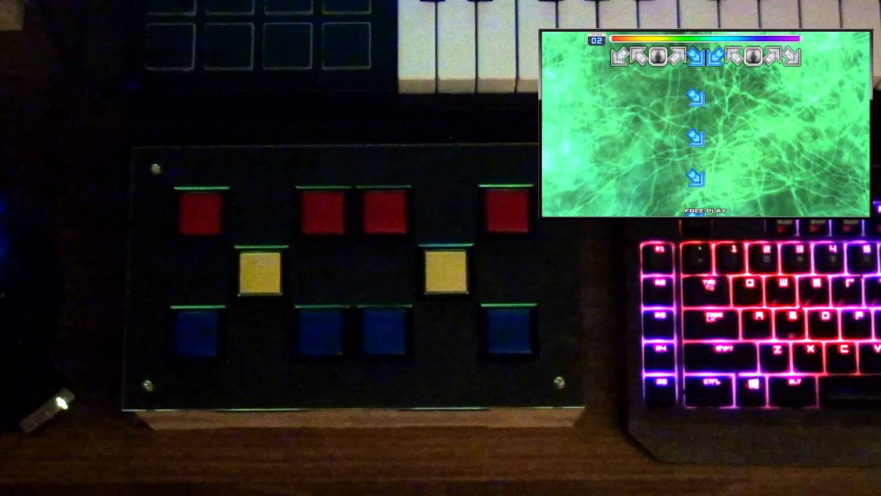 Arcade Smasher // Homemade Pump it Up Arcade Controller - YouTube
