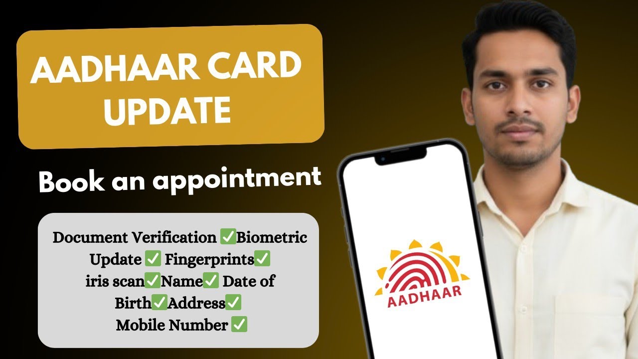 Aadhaar Update Appointment | Full Process Explained | UIDAI Aadhaar ...