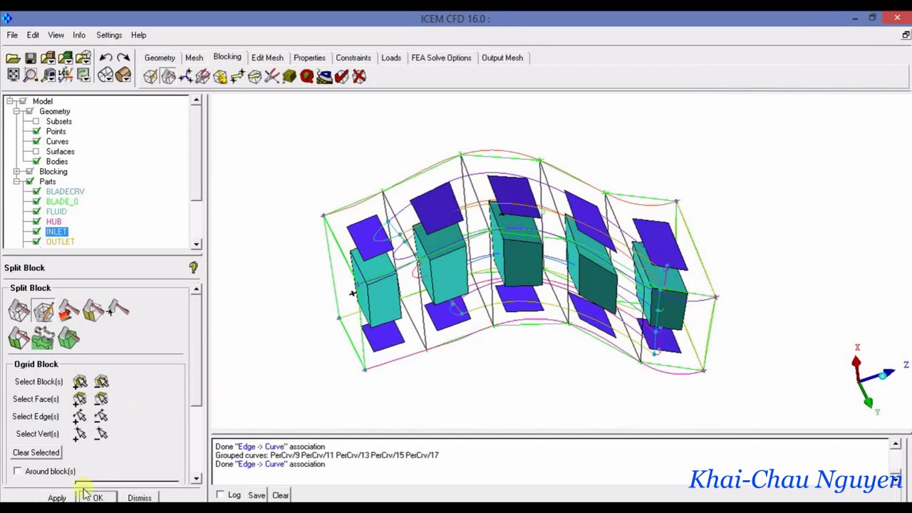 TUTORIAL 5 The axial turbine from design to meshing BladeGen + ICEM ...
