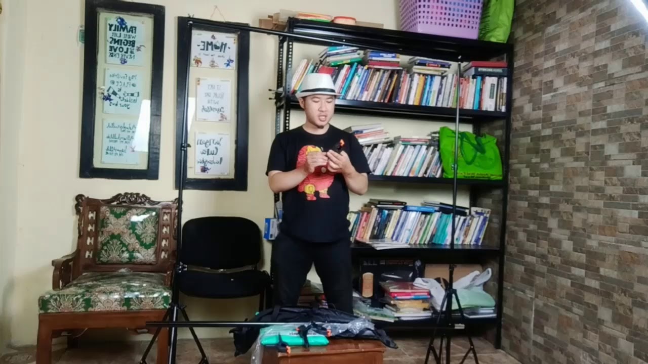 BELAJAR GREENSCREEN 10 MENIT PART 1!!! UNBOXING GREENSCREEN & BRACKET ...