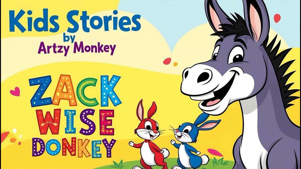 The Wise Donkey | Kids story in English | English Story for kids ...