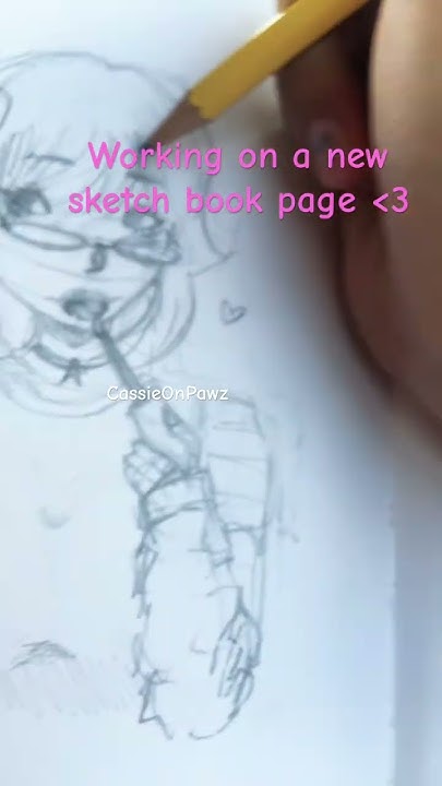 Working on a new sketchbook page! #art #drawing #gyaru #sketchbook #youngartist - YouTube