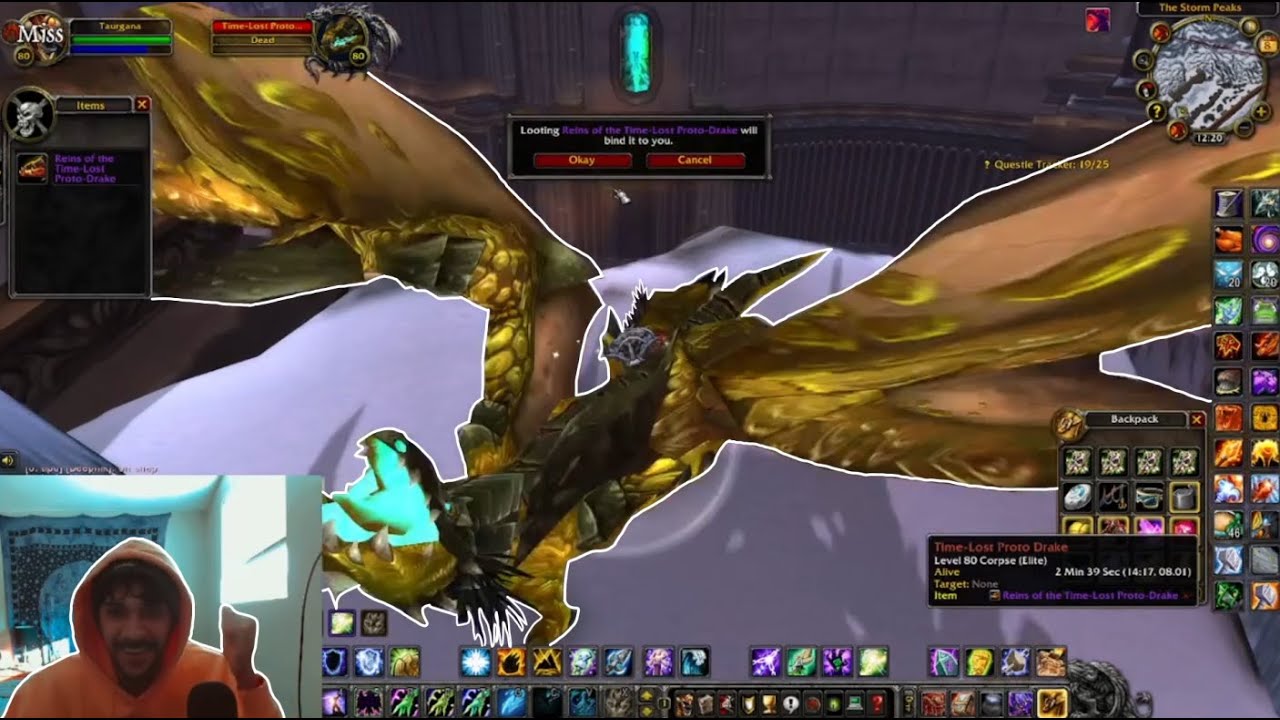 Tracking Down the Legendary Time-Lost Proto-Drake | WOTLK Classic - YouTube