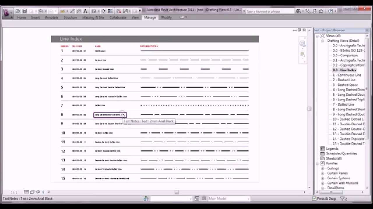 ISO 128-20 Technical Lines For Revit - YouTube