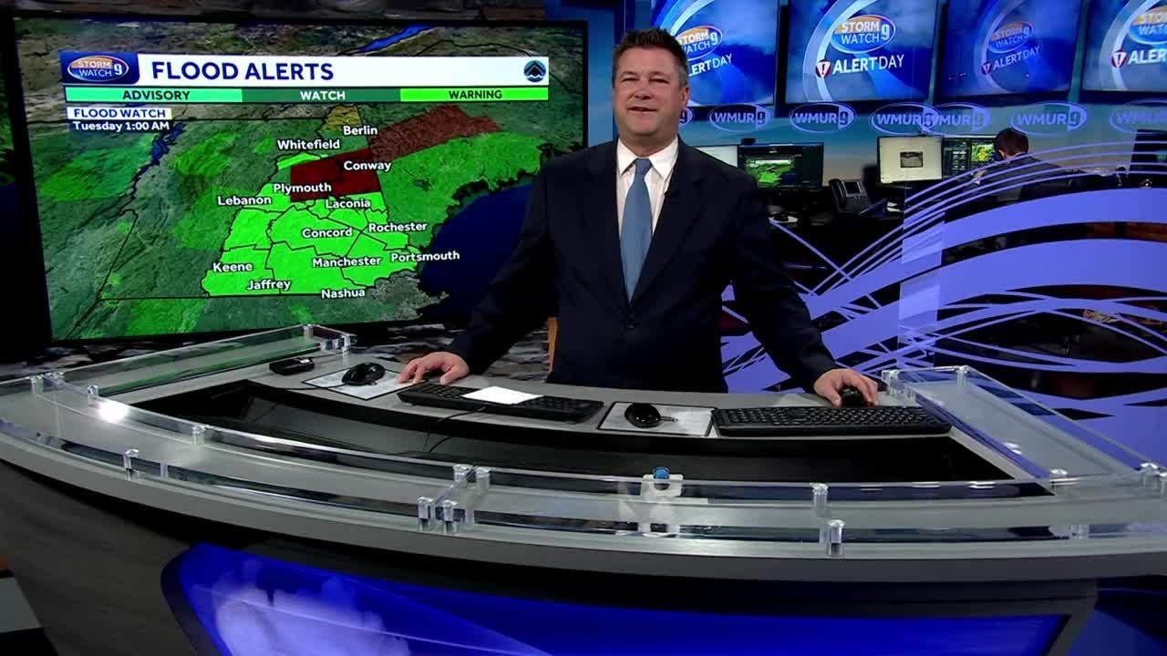Video: Flooding in NH due to heavy rain; gusty winds also of concern ...