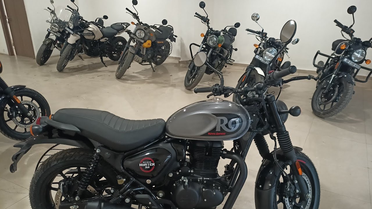 2024 all new royal Enfield hunter 350 ♥️ base model features, mileage ...
