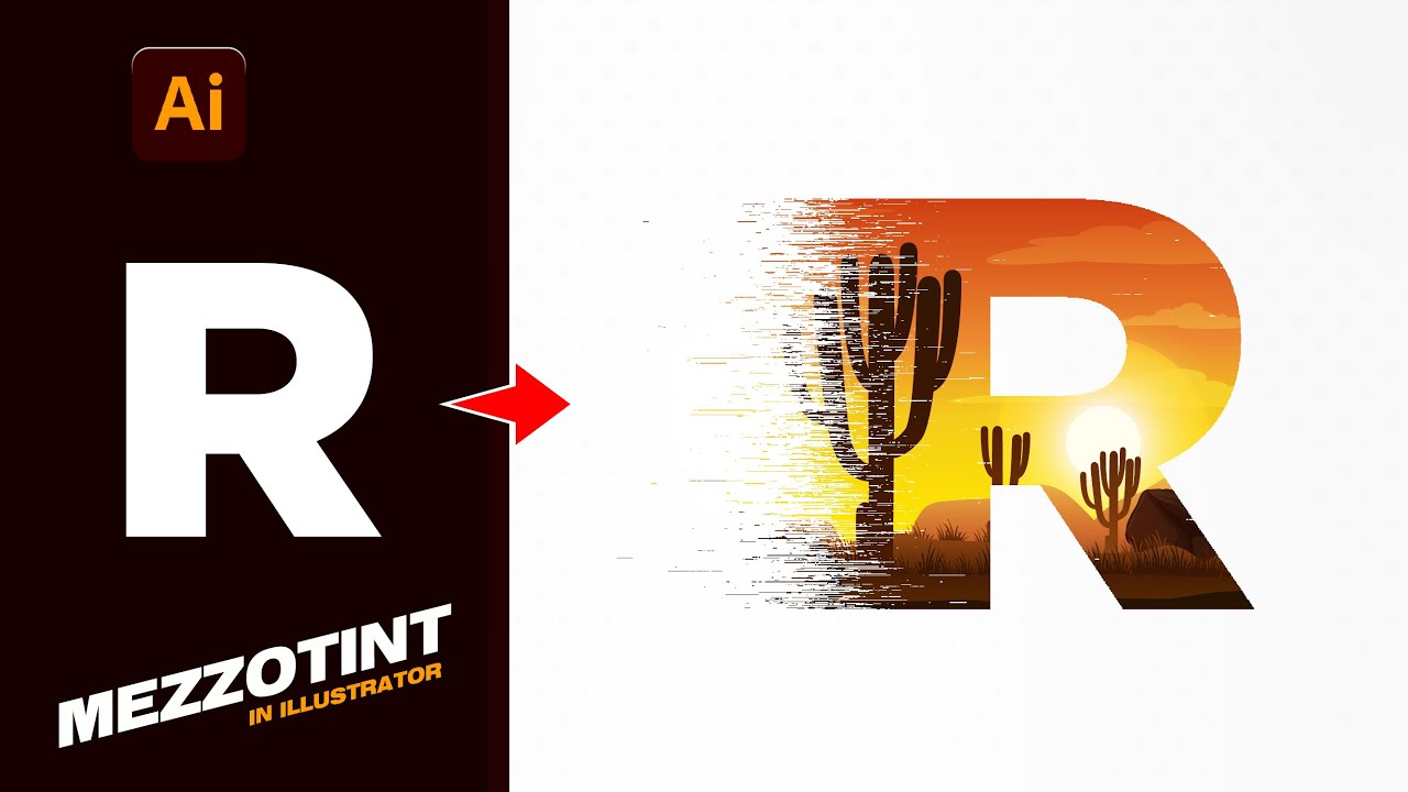 Create Speed Dispersion Effects using Mezzotint in Illustrator ...
