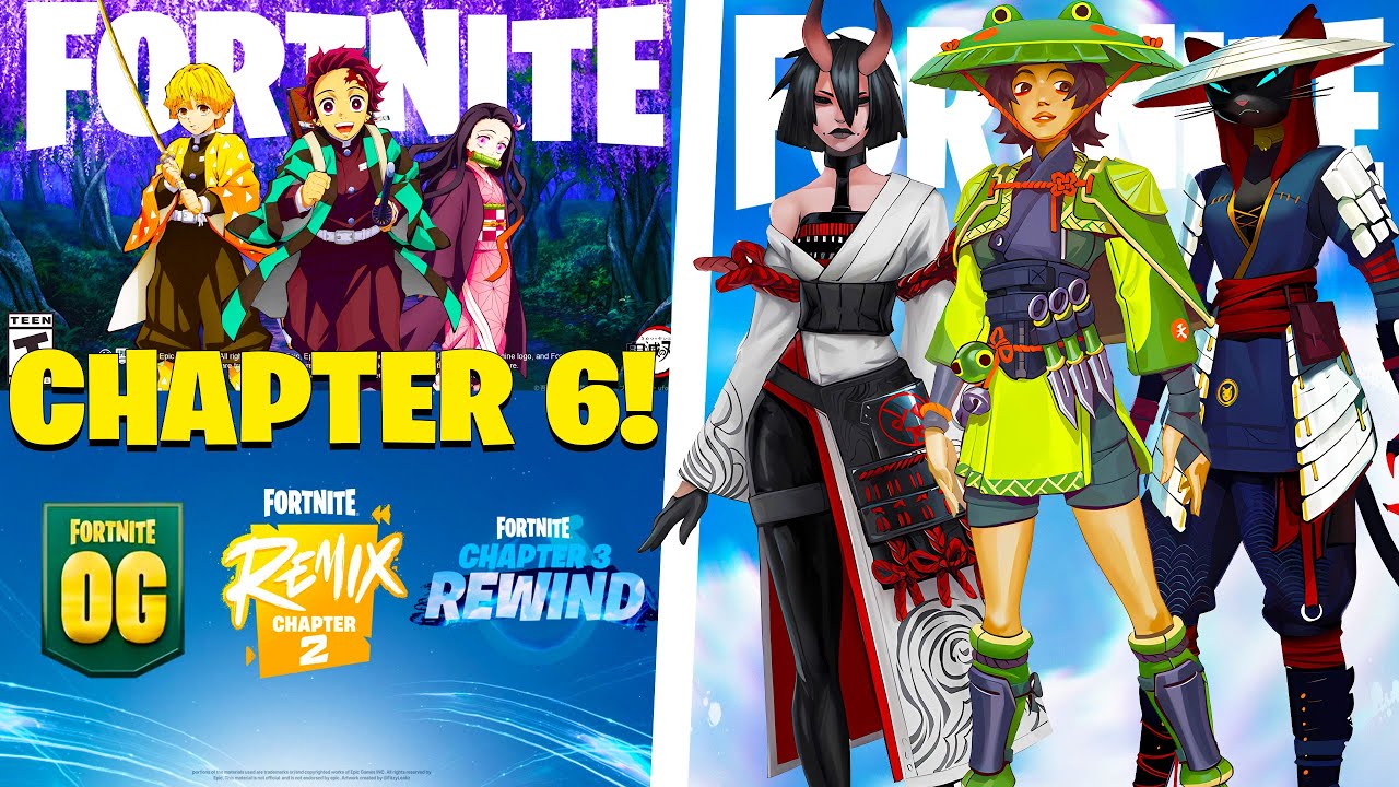 Fortnite NEW Update! (Chapter 6 COLLABS, Samurai Battle Pass, END EVENT ...