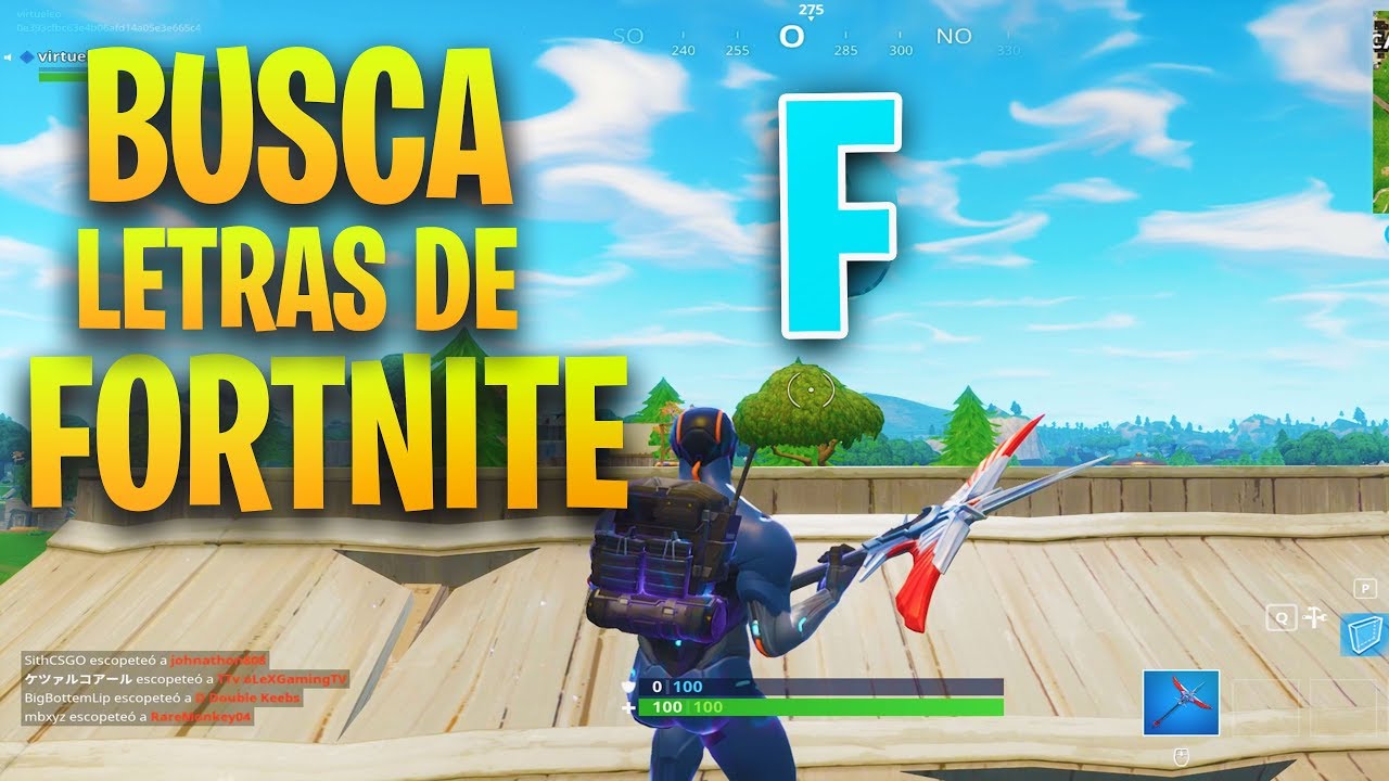 Busca letras de FORTNITE ( F-O-R-T-N-I-T-E ) | Desafio de pase de ...