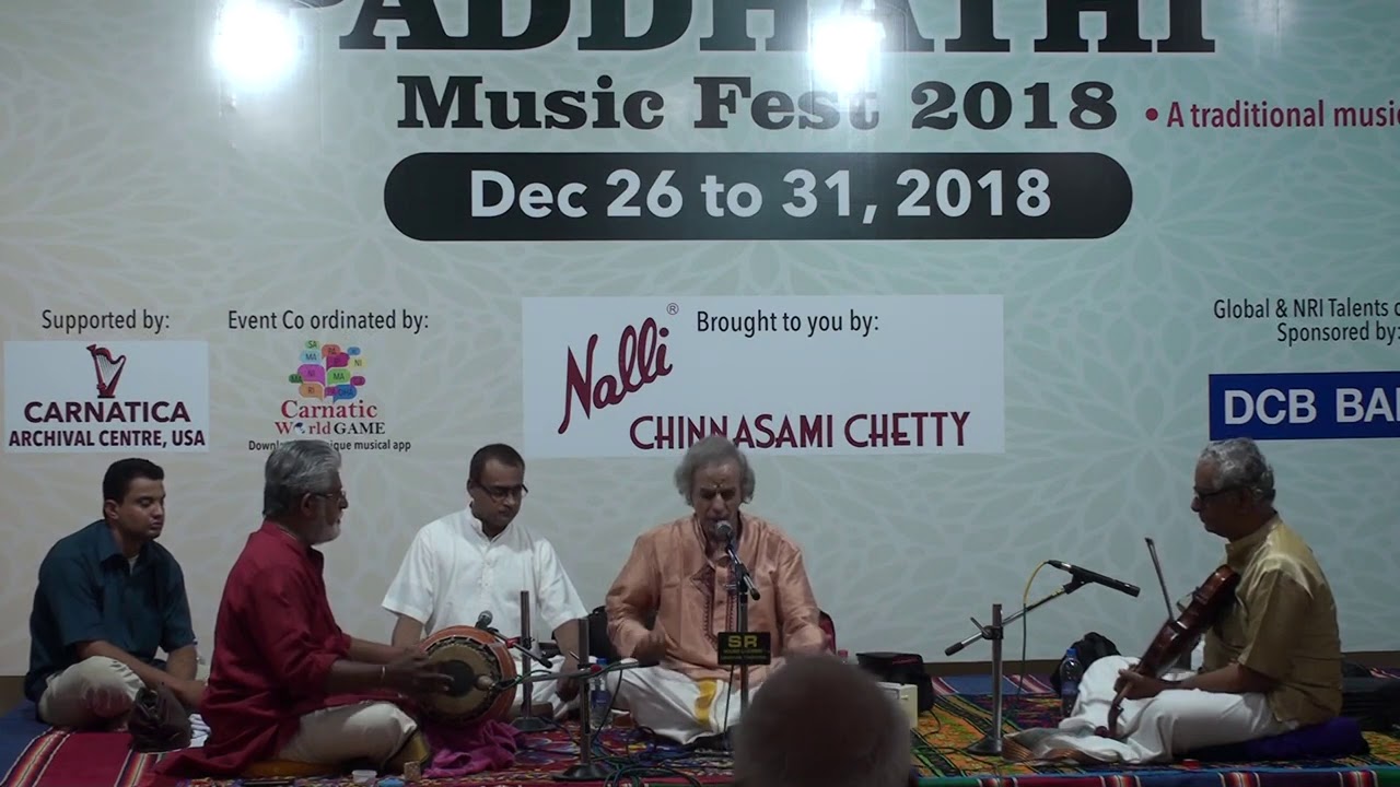 Carnatic Voca R.S. Ramakanth | Paddhathi Music Fest 2018 | Carnatica ...