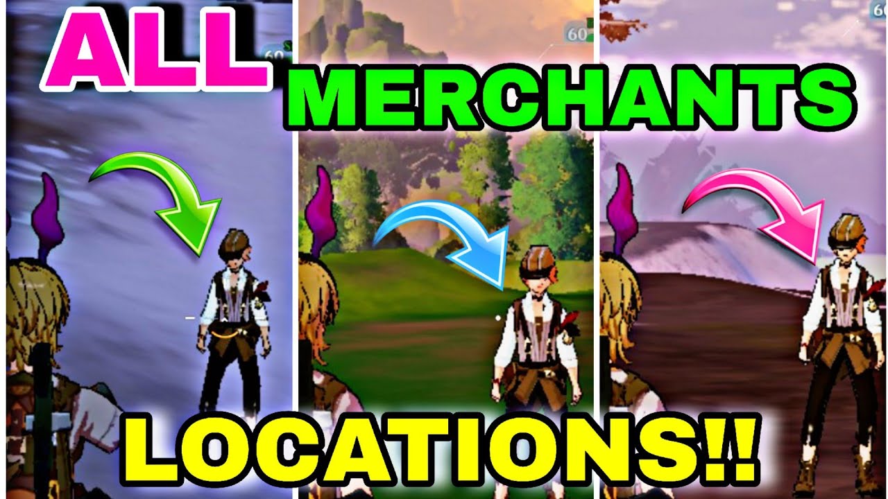 Miraibo Go Normal & Pumpkin Merchants Location Map!! 😱 | All Merchants ...