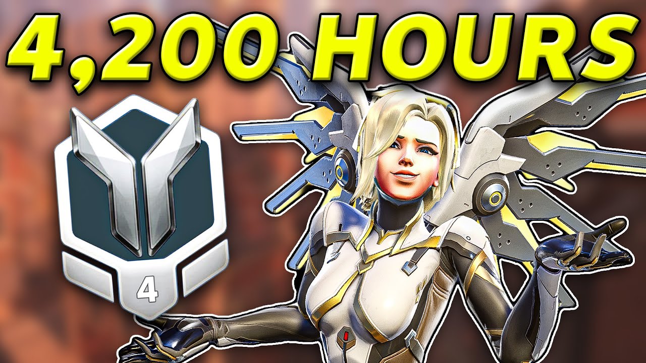 This MERCY has 4200 HOURS but still SILVER... (Overwatch 2) - YouTube