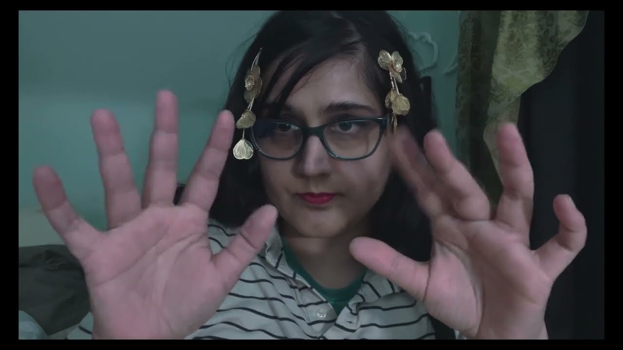 ASMR Requested:Hand Movements mouth sounds Repeating Whisper - YouTube