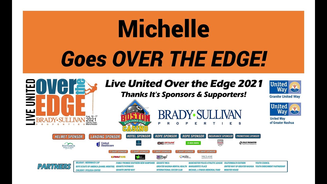 Michelle O'Malley goes Over the Edge - YouTube