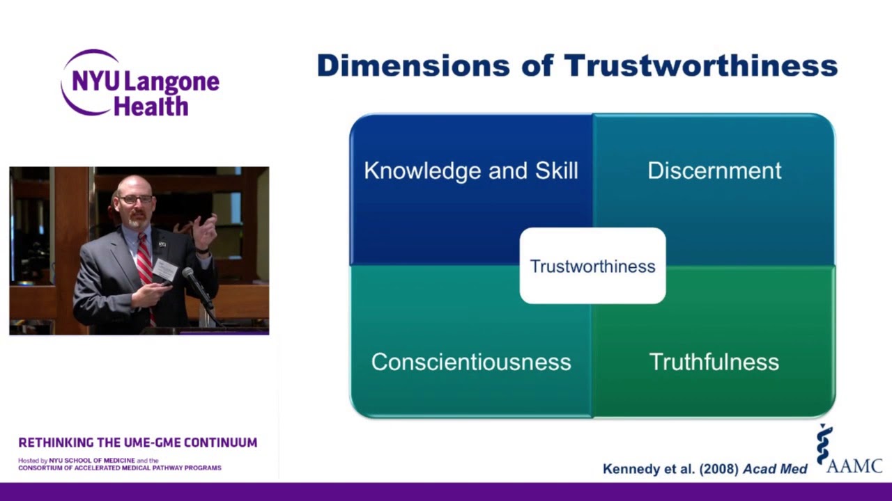 Exploring Trust in the Entrustable Professional Activities - YouTube