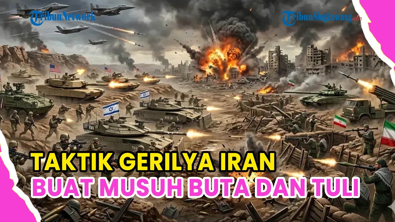 🔺TAKTIK GERILYA LANGIT IRAN, BUAT AS DAN ISRAEL BUTA DAN TULI - YouTube