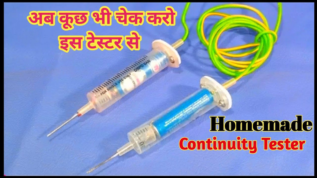 How To Make Continuity Tester At Home || Dc Electric Tester || Homemade ...