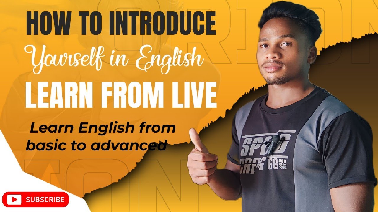 How to introduce yourself in English | Basic introduction - YouTube