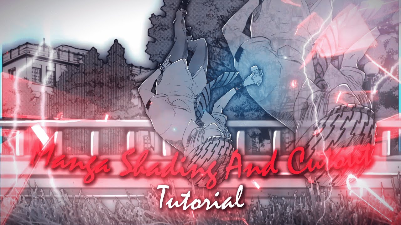How To Do Manga Shading And Cutouts | Cutouts And Shading Tutorial Like ...
