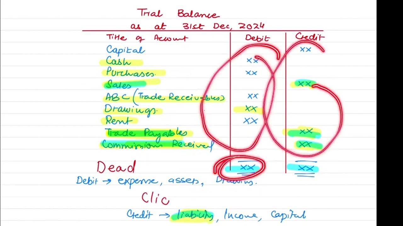 Accounting Basics 9 | Trial Balance (1) - YouTube