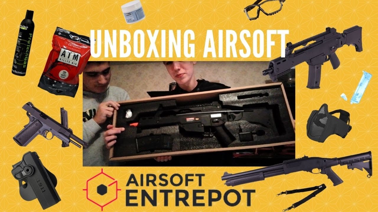 Unboxing AIRSOFT ENTREPOT (Sgt SKULL) - YouTube
