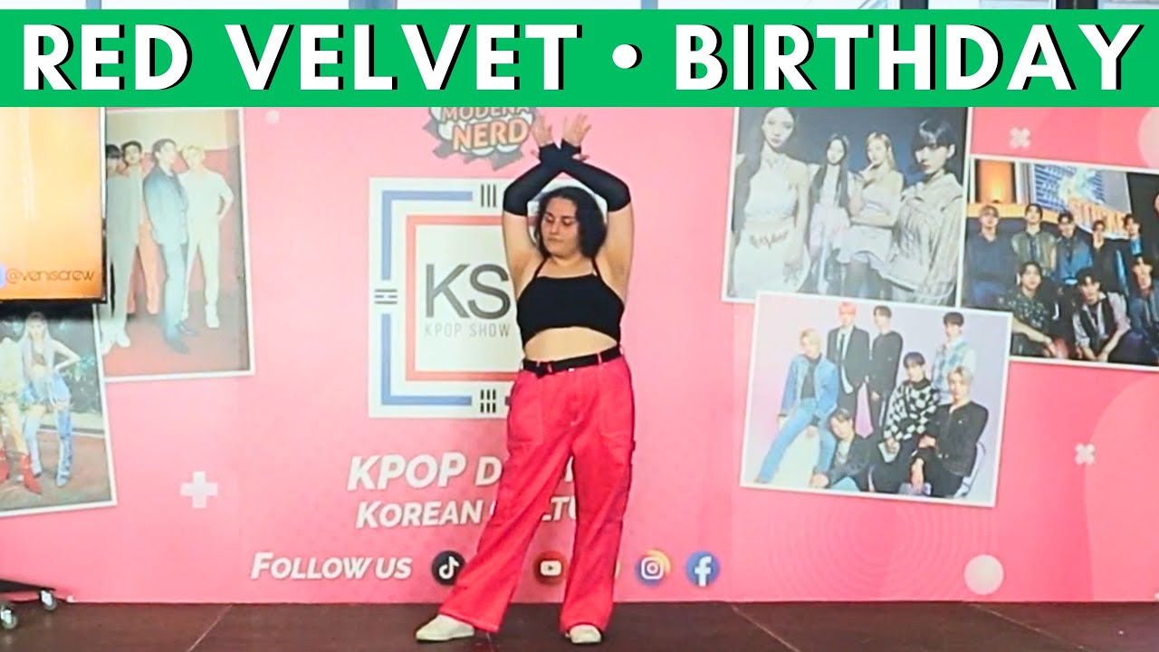 Flowey • BIRTHDAY - RED VELVET (Modena Nerd 2023, ITALY) - YouTube