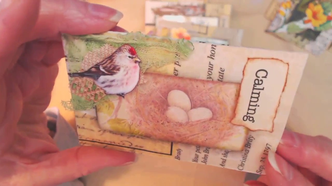 junk journal acetate window envelopes - YouTube