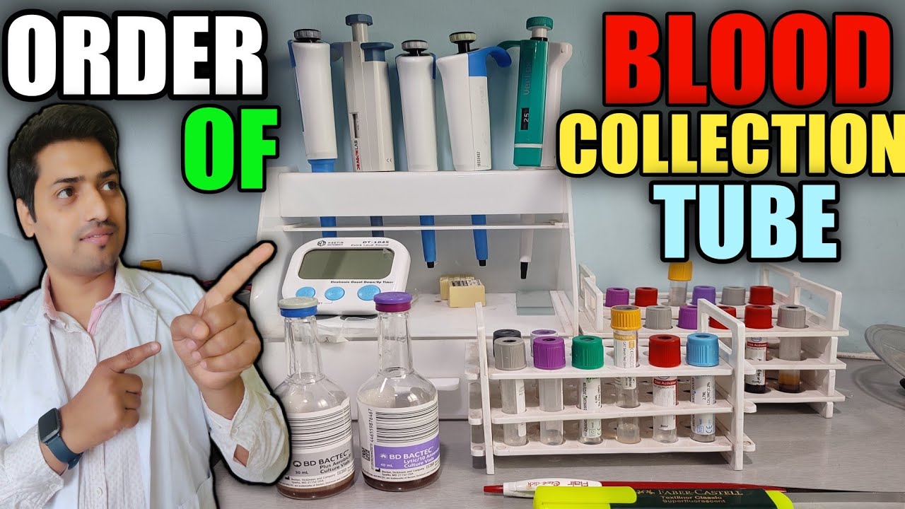 ORDER OF THE DRAW OF BLOOD COLLECTION TUBE - YouTube