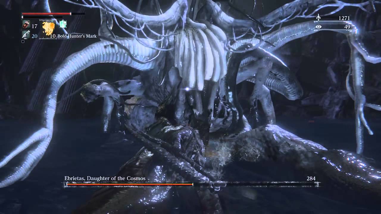 Bloodborne: Boss 15 - Ebrietas, Daughter of the Cosmos - YouTube