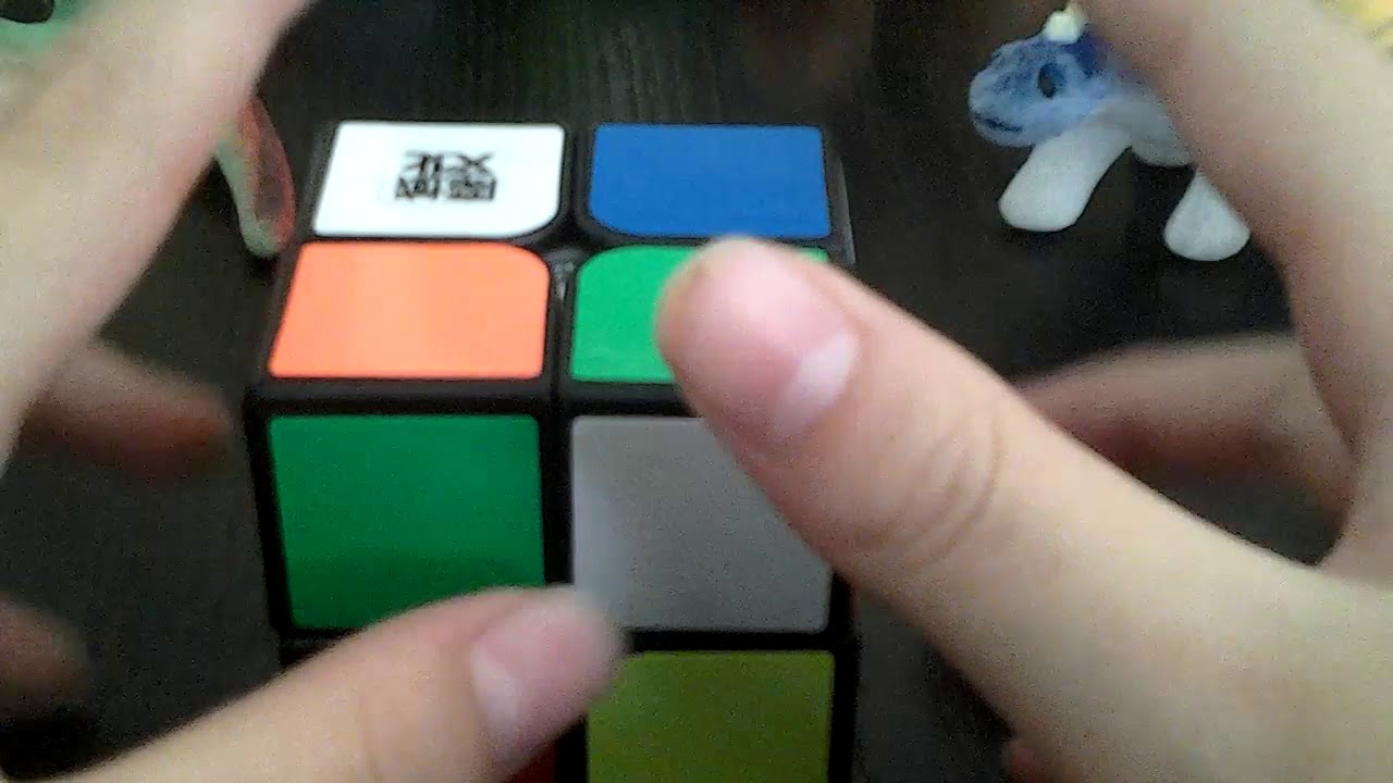 How to solve a rubix cube with one color easy - YouTube