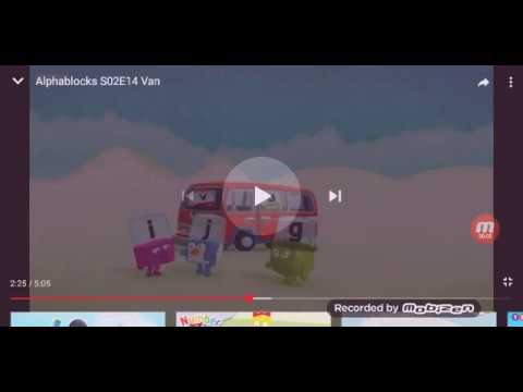 Alphablocks van but only when J is saying can you help me fly