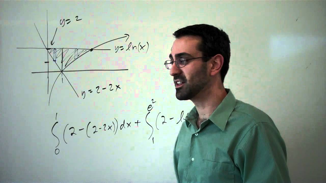 Example of slicing horizontally to find an area - YouTube