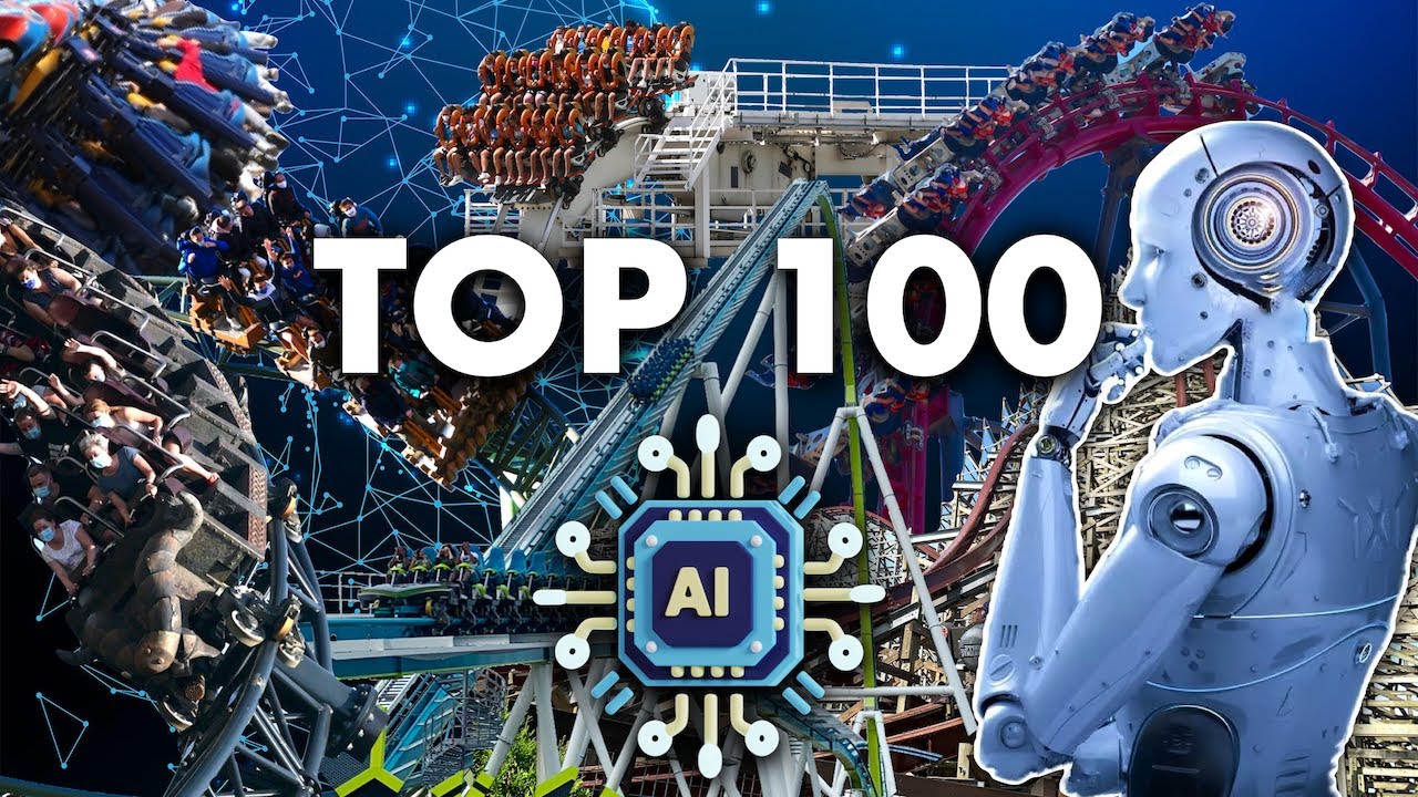 TOP 100 Roller Coasters in the World (according to AI) - YouTube