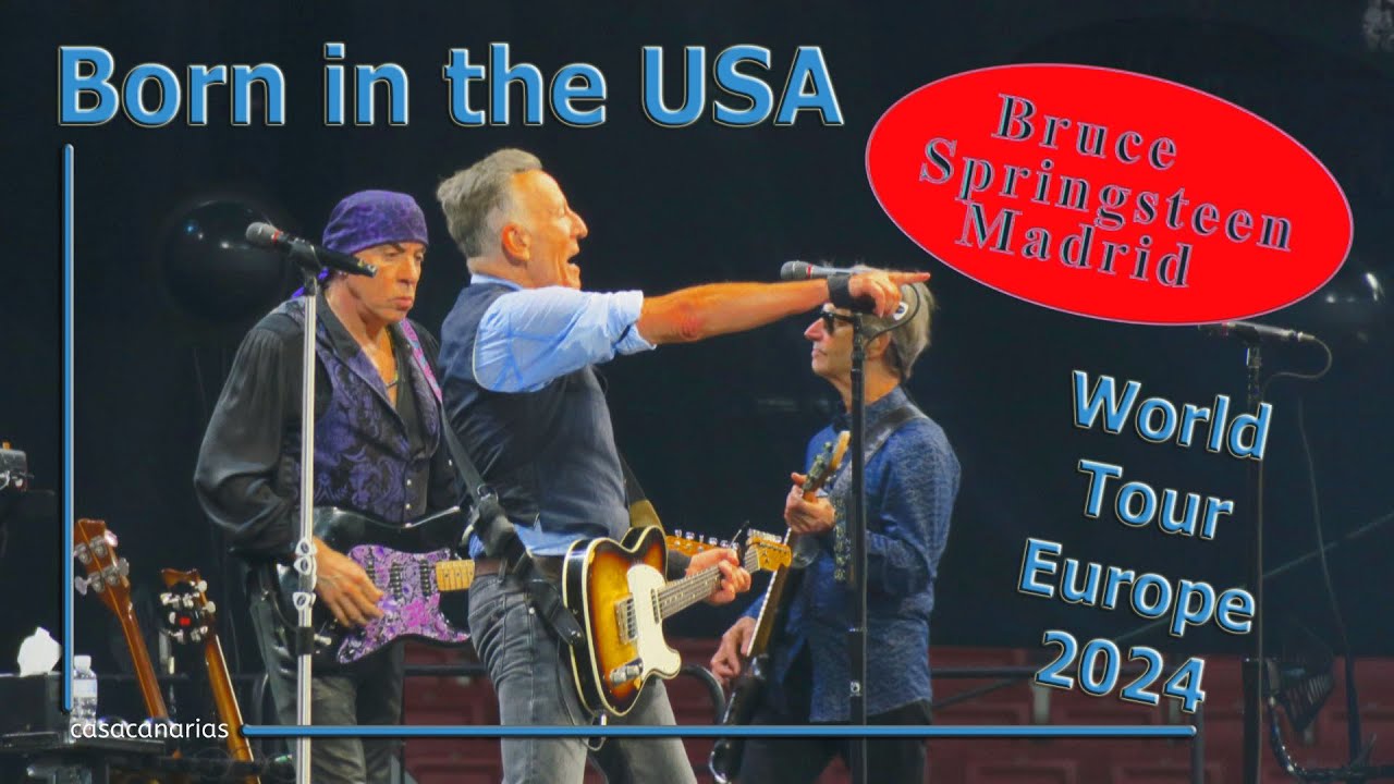 Bruce Springsteen Madrid 2024 - Born in the USA - YouTube