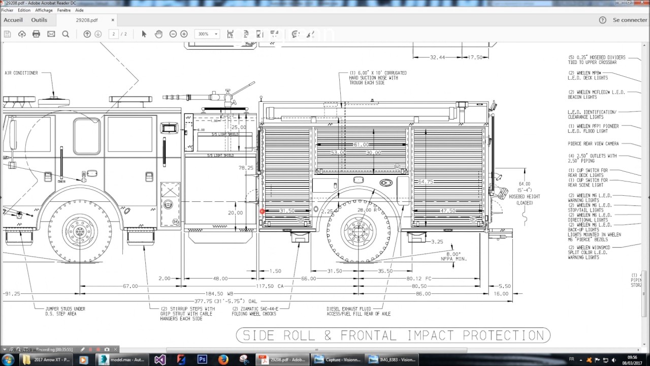 3ds Max: create fire truck roll up doors from scratch - Tutorial - YouTube