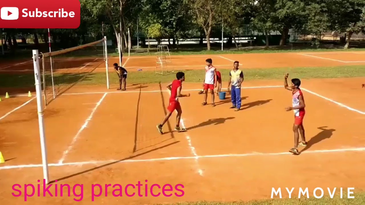 වොලිබෝල් "ප්‍රහාරය "පුහුණු ක්‍රියාකාරකම්..( spiking activities) - YouTube