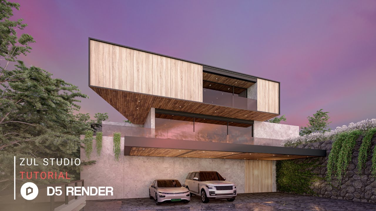 D5 Render realistic architecture exterior tutorial | #02 - YouTube