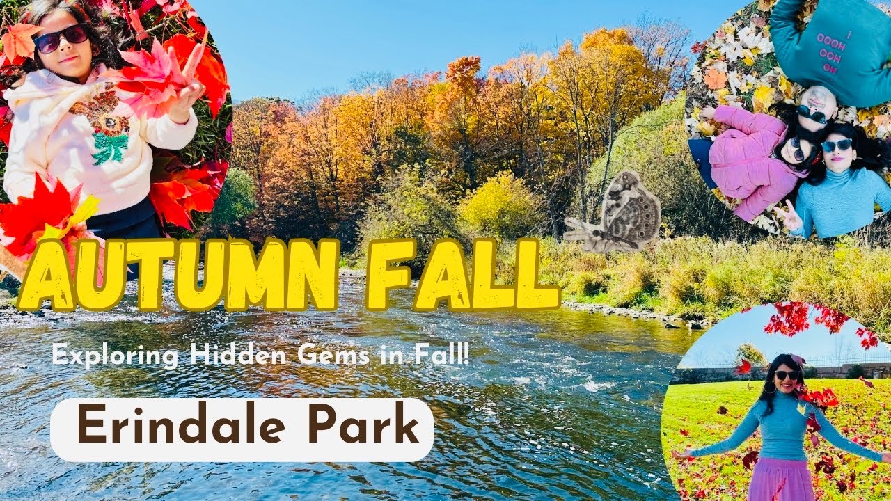 Autumn Falls || Canada Leaves🍁 || Erindale Park || Best River View ...