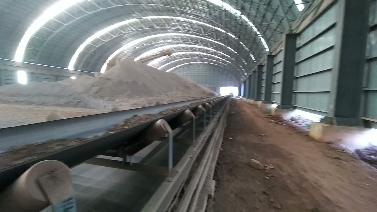 Limestone Reclaimer - YouTube