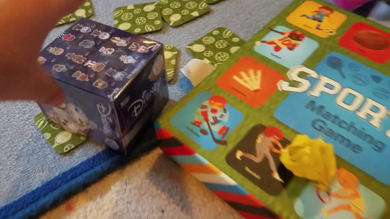 Sports matching game (part 2) blind bags - YouTube