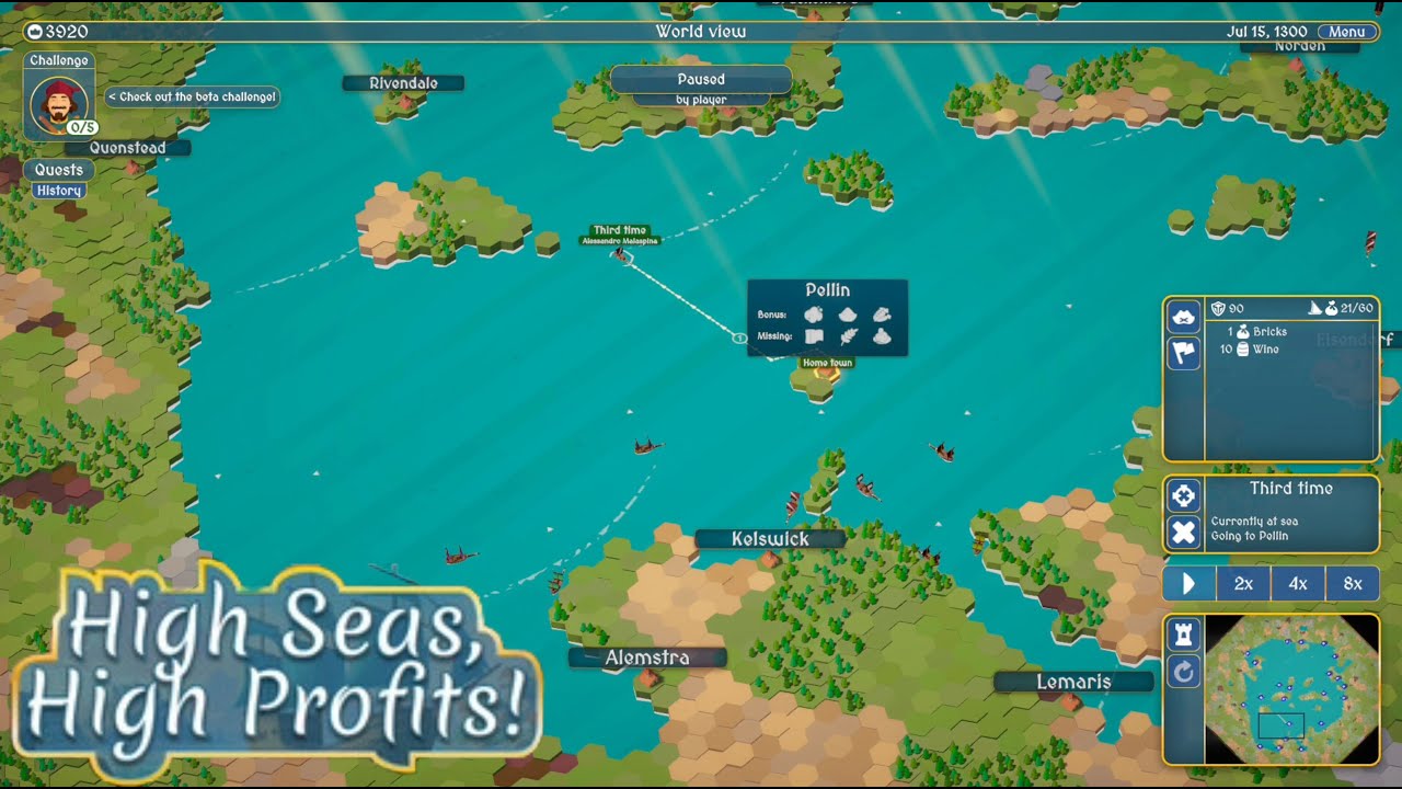 Racking Up Fortunes In This Medieval Sea Trading Game - High Seas, High ...