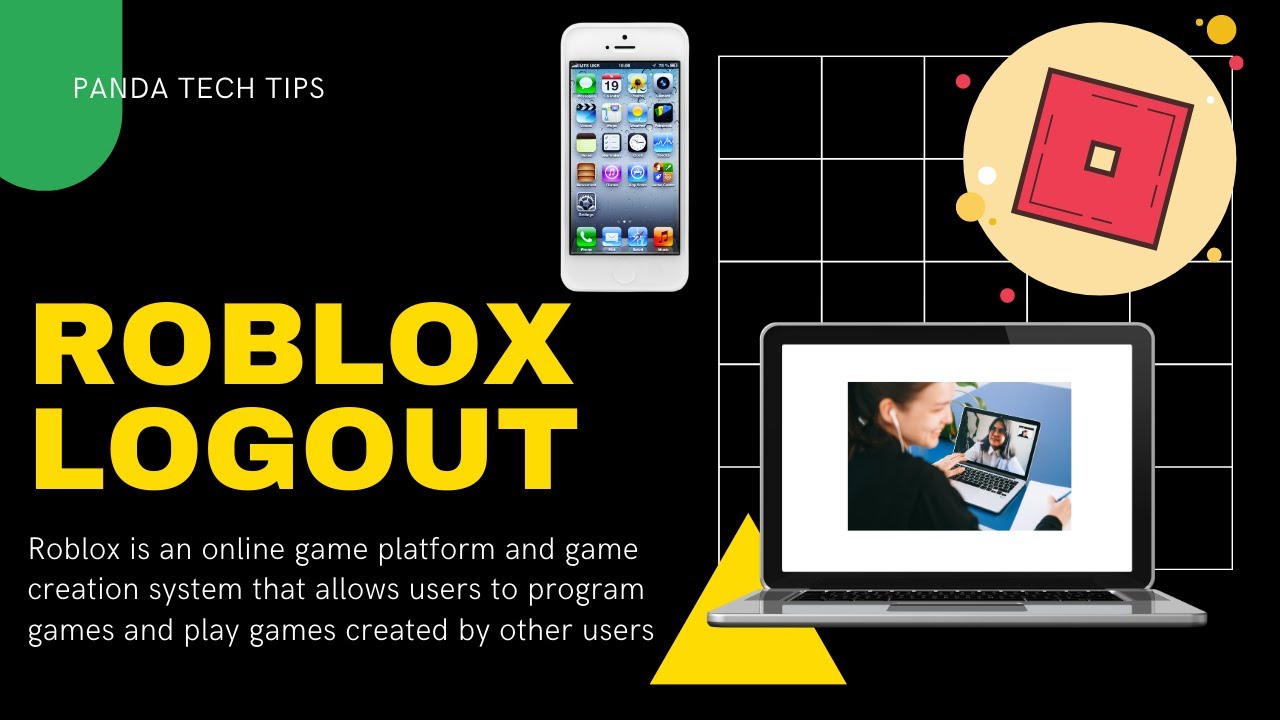 LOGOUT IN ROBLOX 💻 📱 - YouTube