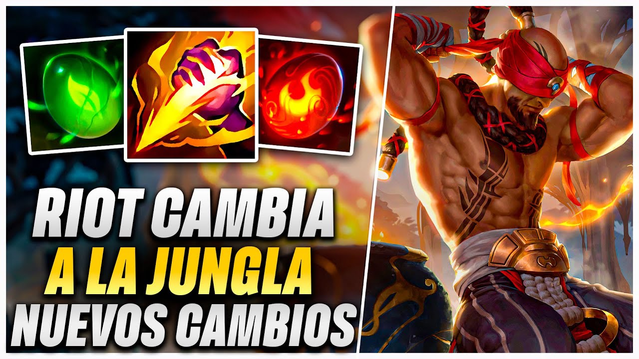 RIOT VUELVE A NERFEAR A LA JG POR COMPLETO | CAMBIOS A LA JG DE LEAGUE OF LEGENDS - YouTube