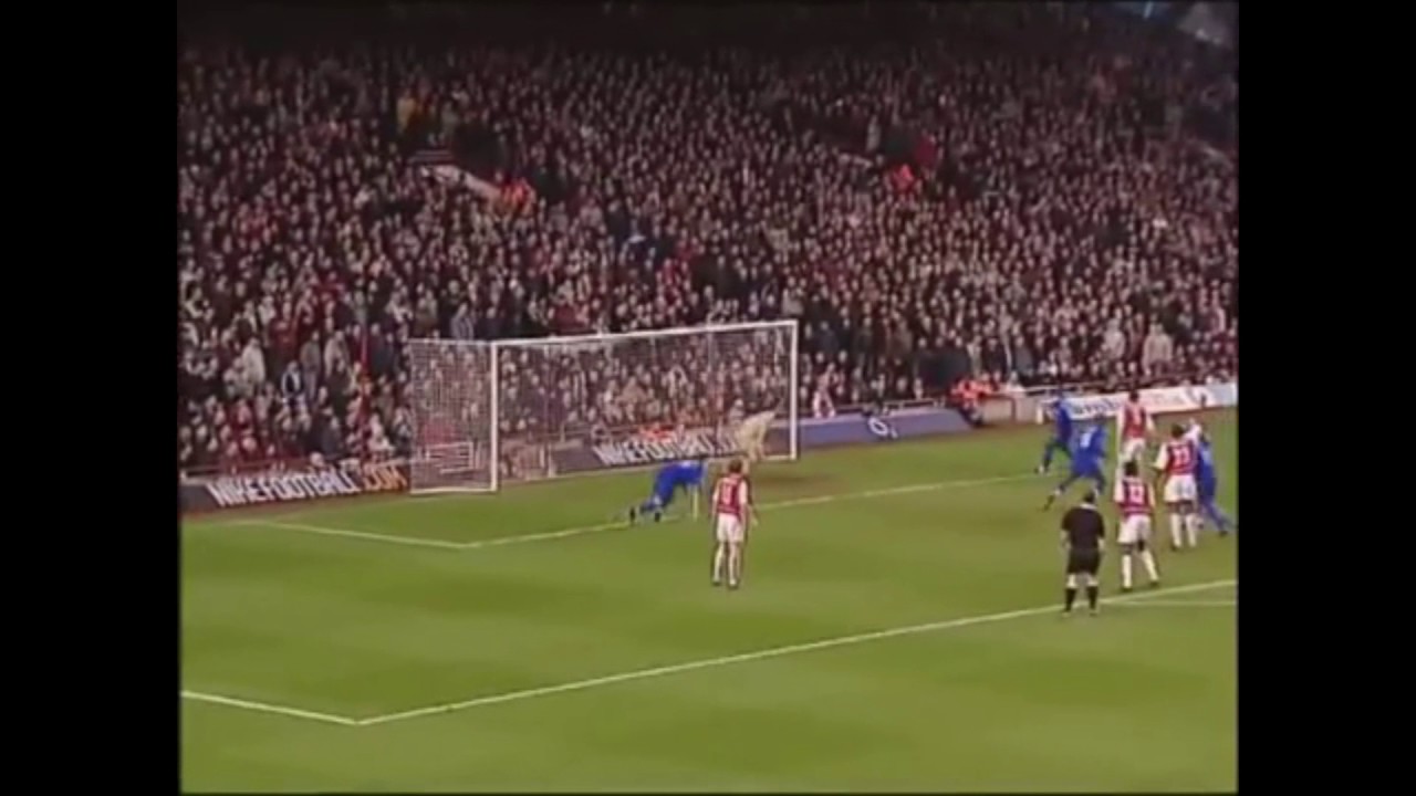 John Terry goal vs Arsenal Fa cup 1/4 final 2003 - YouTube
