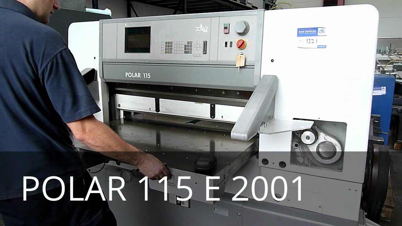 POLAR 115 E GUILLOTINE - YouTube