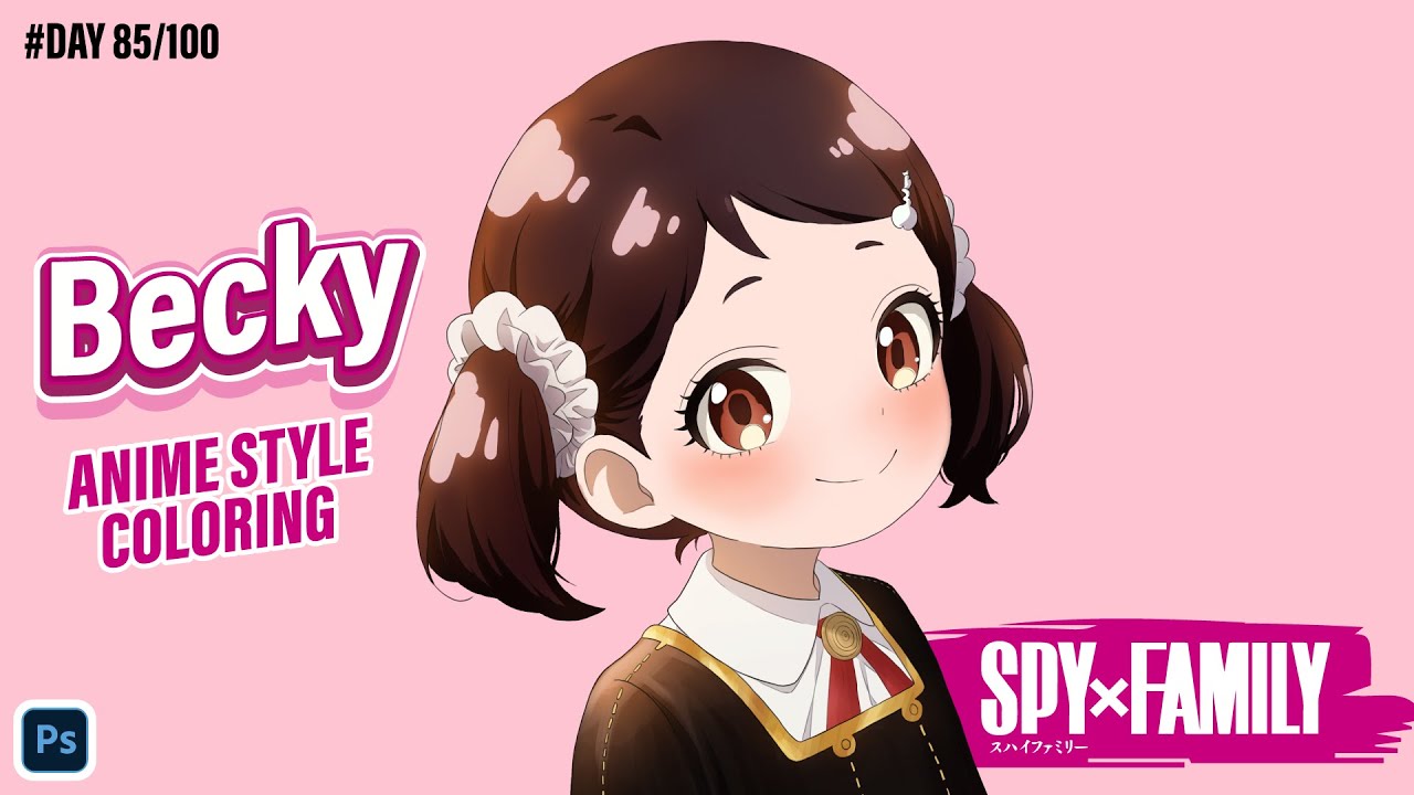 Day 85 | Becky Blackbell Anime Drawing 💕 | Spy × Family Fan Art | 100 ...