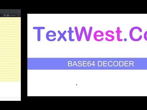 Base64 Decoder Online Tool - YouTube