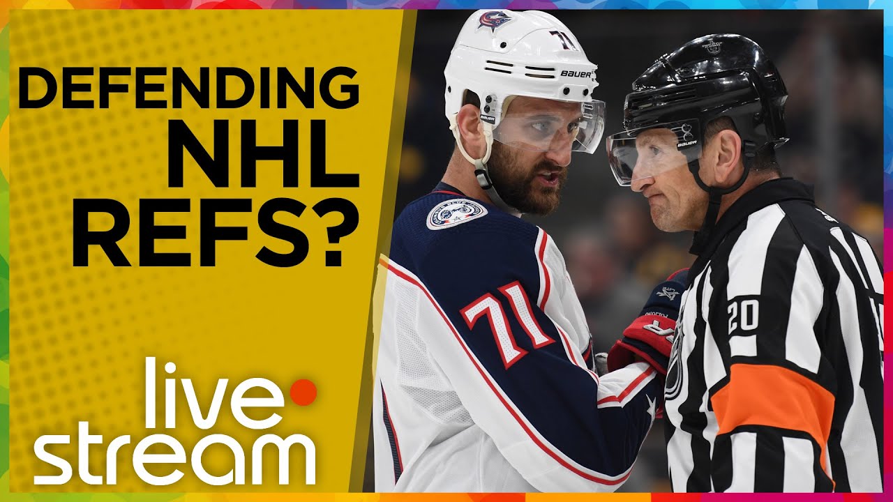 Defending NHL referees after Tim Peel is fired (*live) - YouTube