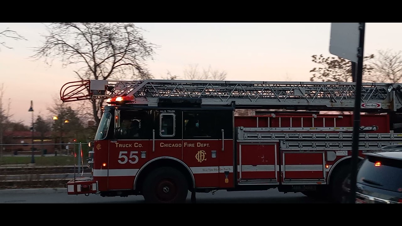 CFD Truck 55 Responding - YouTube